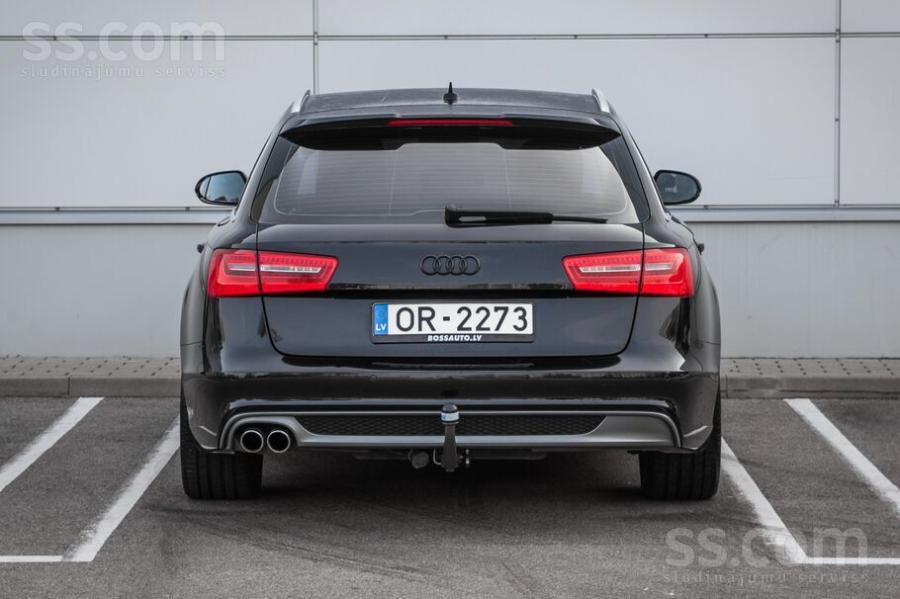 Black Audi A6 2015 in Riga, with an engine capacity of 2.00 L and mileage of 227 thousand km for 10500 €, photo 7 on AUTOMOTO.COM.LV