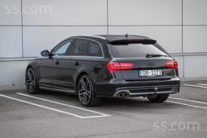 Black Audi A6 2015 in Riga, with an engine capacity of 2.00 L and mileage of 227 thousand km for 10500 €, photo 8 on AUTOMOTO.COM.LV
