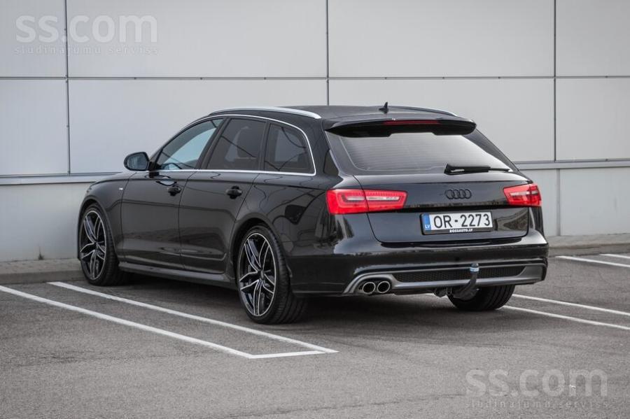 Black Audi A6 2015 in Riga, with an engine capacity of 2.00 L and mileage of 227 thousand km for 10500 €, photo 8 on AUTOMOTO.COM.LV