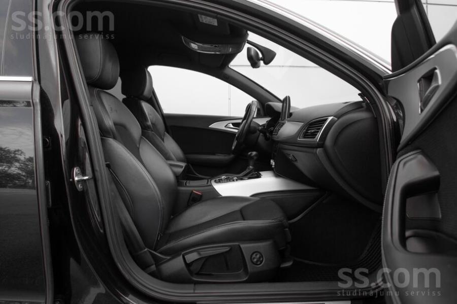 Black Audi A6 2015 in Riga, with an engine capacity of 2.00 L and mileage of 227 thousand km for 10500 €, photo 11 on AUTOMOTO.COM.LV