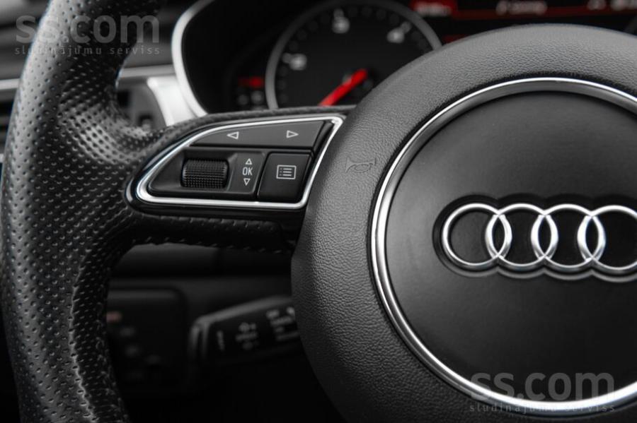 Black Audi A6 2015 in Riga, with an engine capacity of 2.00 L and mileage of 227 thousand km for 10500 €, photo 18 on AUTOMOTO.COM.LV