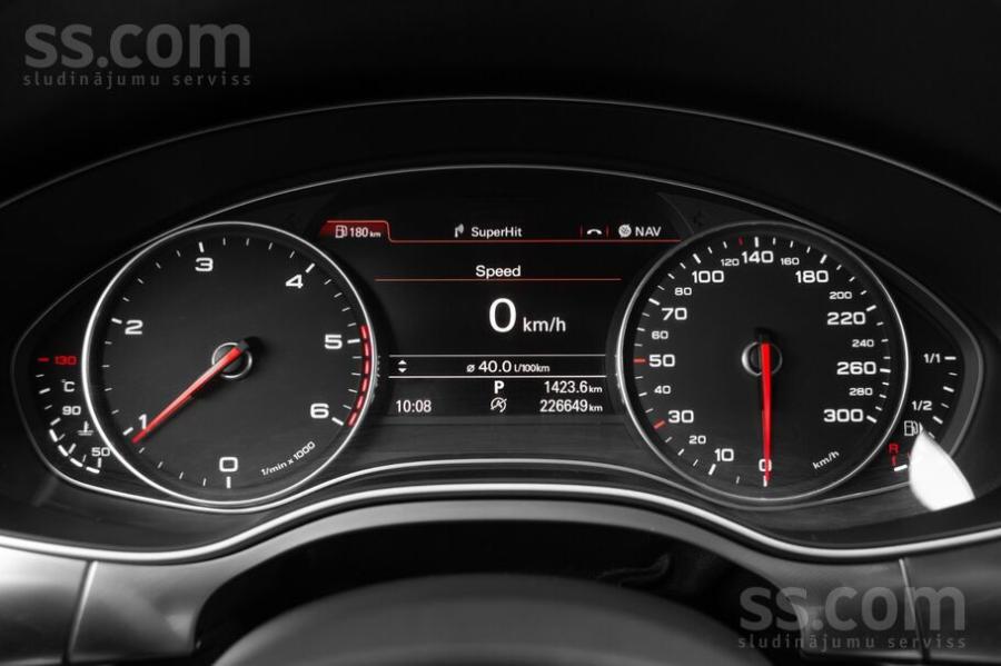 Black Audi A6 2015 in Riga, with an engine capacity of 2.00 L and mileage of 227 thousand km for 10500 €, photo 20 on AUTOMOTO.COM.LV