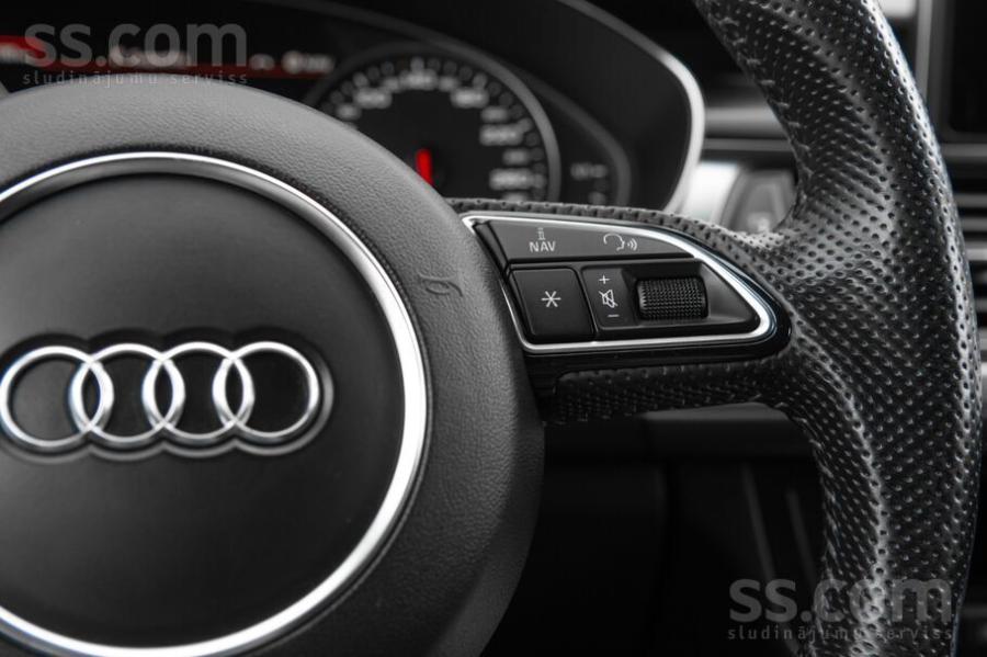 Black Audi A6 2015 in Riga, with an engine capacity of 2.00 L and mileage of 227 thousand km for 10500 €, photo 21 on AUTOMOTO.COM.LV