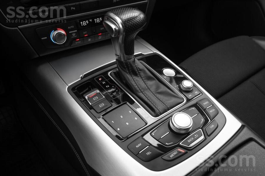 Black Audi A6 2015 in Riga, with an engine capacity of 2.00 L and mileage of 227 thousand km for 10500 €, photo 23 on AUTOMOTO.COM.LV