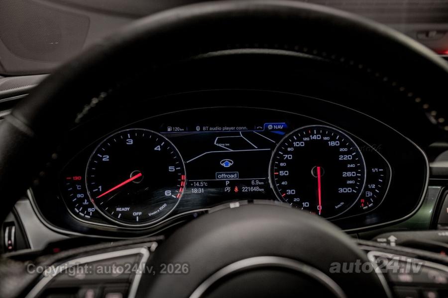 Black Audi A6 2015 in Parnu, with an engine capacity of 3.00 L and mileage of 222 thousand km for 19900 €, photo 26 on AUTOMOTO.COM.LV