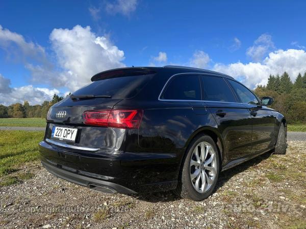 Audi A6 2015 in Tallinn on AUTOMOTO.COM.LV Black Audi A6 2015 in Tallinn, with an engine capacity of 3.00 L and mileage of 191 thousand km for 15499 €, photo 7 on AUTOMOTO.COM.LV