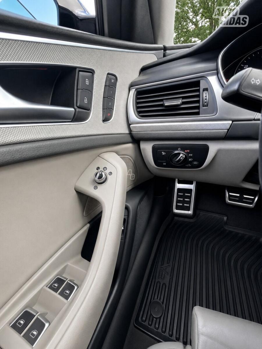Melns Audi A6 2015 Viļņa, ar dzinēja tilpumu 2.00 L un nobraukumu 210 tūkst. km par 12999 €, foto 11 vietnē AUTOMOTO.COM.LV