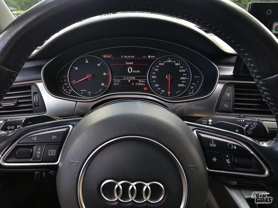 Melns Audi A6 2015 Viļņa, ar dzinēja tilpumu 2.00 L un nobraukumu 210 tūkst. km par 12999 €, foto 16 vietnē AUTOMOTO.COM.LV