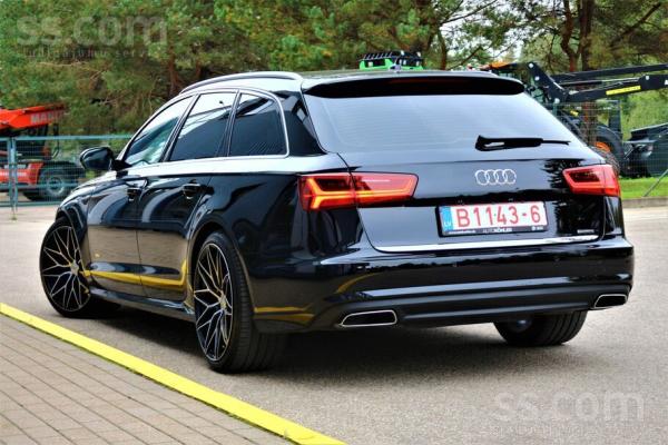 Black Audi A6 2015 in Riga, with an engine capacity of 3.00 L and mileage of 245 thousand km for 13300 €, photo 5 on AUTOMOTO.COM.LV