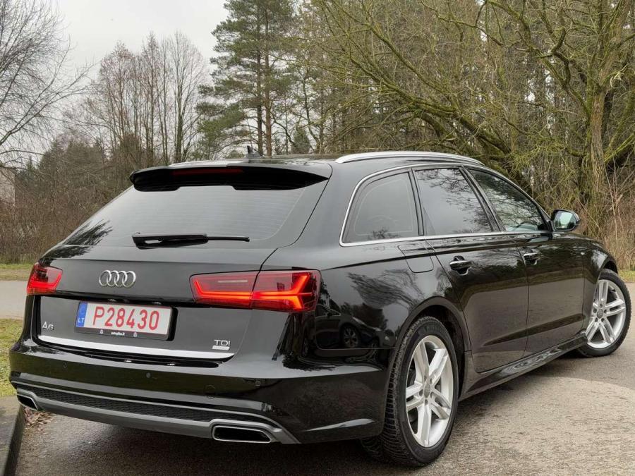 Black Audi A6 2016 in Raseiniai, with an engine capacity of 1.97 L and mileage of 320 thousand km for 13950 €, photo 3 on AUTOMOTO.COM.LV