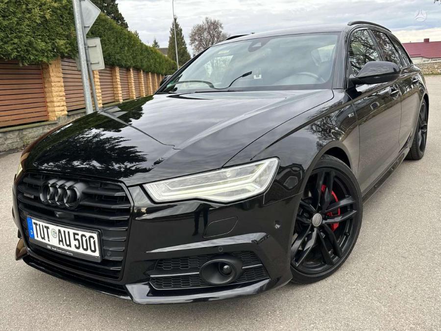 Black Audi A6 2016 in Vilnius, with an engine capacity of 2.97 L and mileage of 231 thousand km for 20550 €, photo 1 on AUTOMOTO.COM.LV