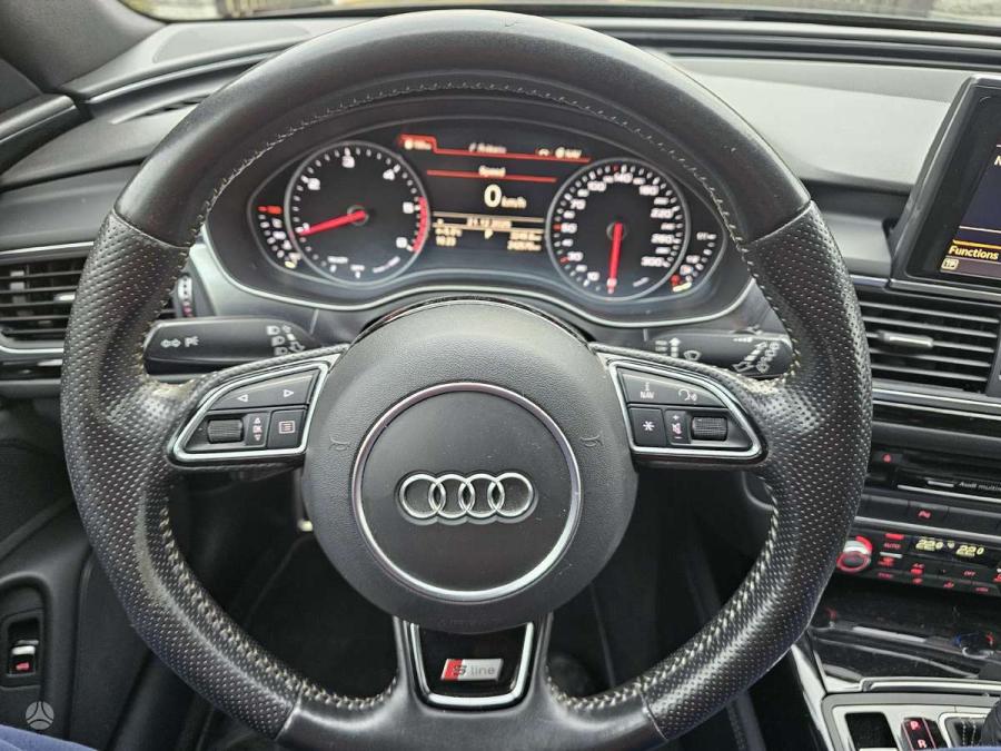 Black Audi A6 2016 in Ukmerge, with an engine capacity of 1.97 L and mileage of 243 thousand km for 12500 €, photo 14 on AUTOMOTO.COM.LV
