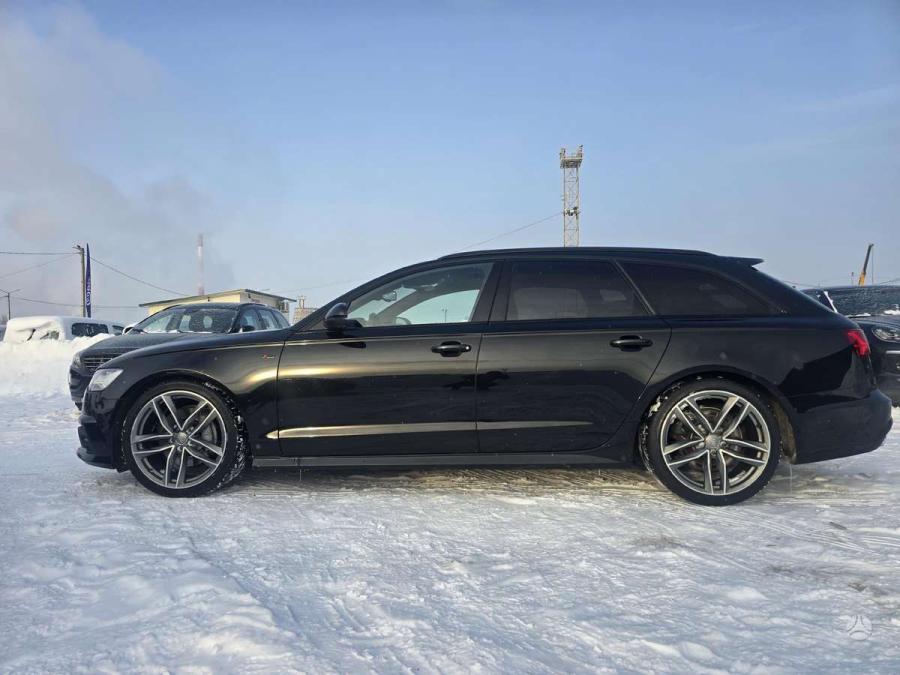 Black Audi A6 2016 in Vilnius, with an engine capacity of 3.00 L and mileage of 260 thousand km for 15950 €, photo 6 on AUTOMOTO.COM.LV
