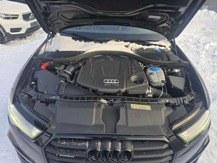 Black Audi A6 2016 in Vilnius, with an engine capacity of 3.00 L and mileage of 260 thousand km for 15950 €, photo 13 on AUTOMOTO.COM.LV