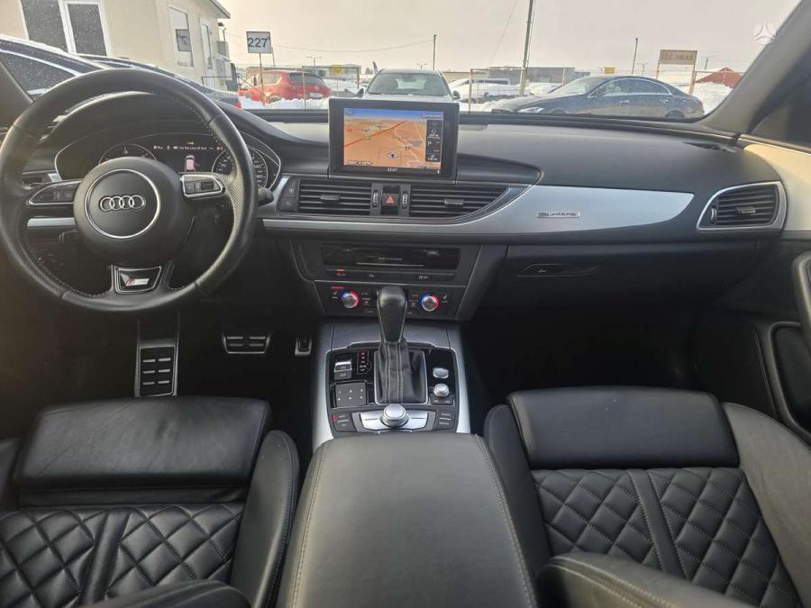 Black Audi A6 2016 in Vilnius, with an engine capacity of 3.00 L and mileage of 260 thousand km for 15950 €, photo 23 on AUTOMOTO.COM.LV