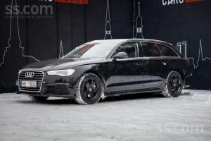 Melns Audi A6 2016 Rīga, ar dzinēja tilpumu 3.00 L un nobraukumu 230 tūkst. km par 13990 €, foto  vietnē AUTOMOTO.COM.LV