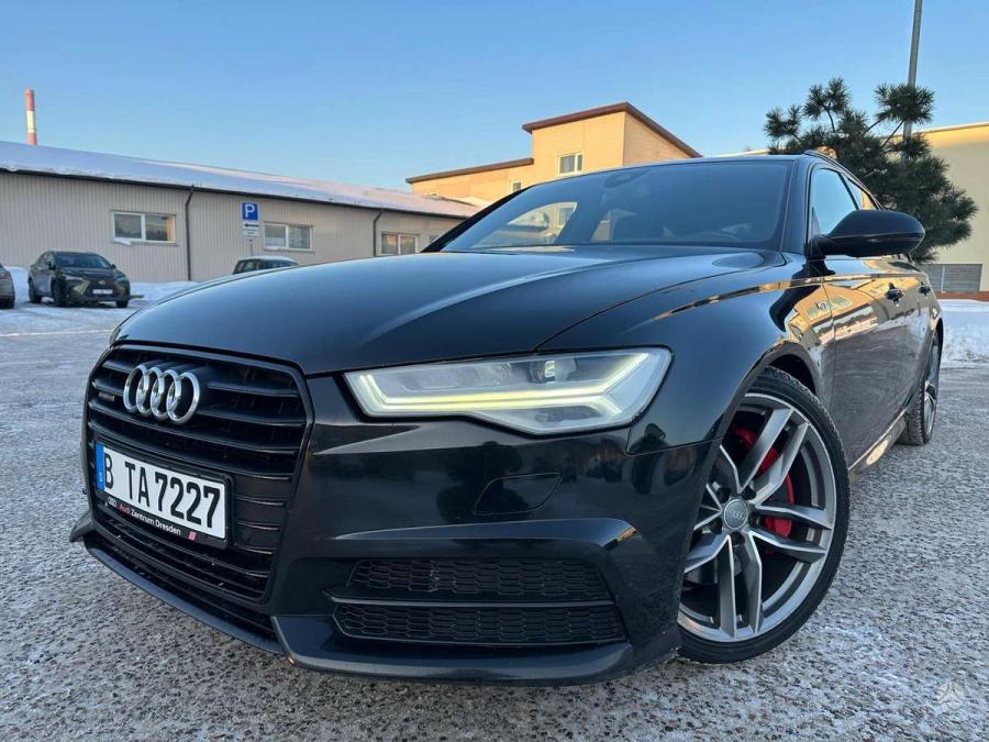 Black Audi A6 2016 in Vilnius, with an engine capacity of 2.97 L and mileage of 291 thousand km for 15500 €, photo 2 on AUTOMOTO.COM.LV