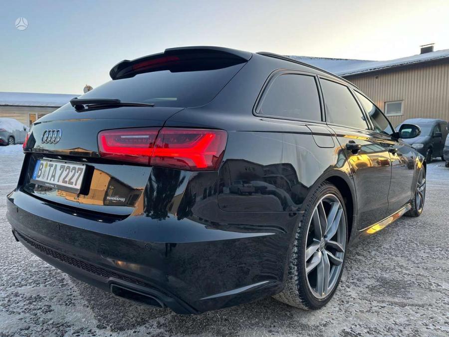 Black Audi A6 2016 in Vilnius, with an engine capacity of 2.97 L and mileage of 291 thousand km for 15500 €, photo 8 on AUTOMOTO.COM.LV