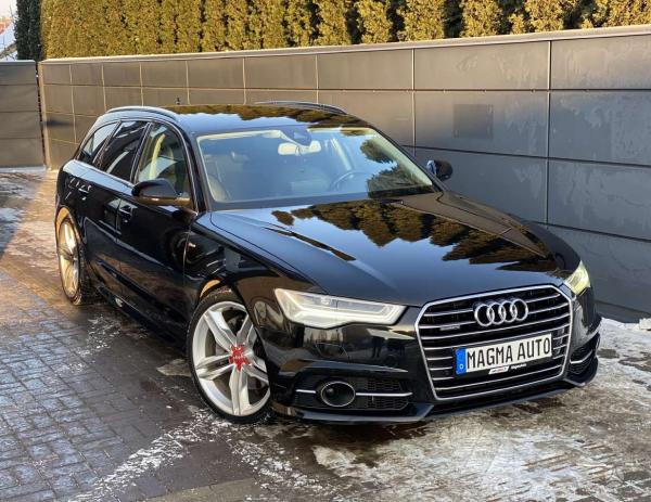Black Audi A6 2016 in Marijampole, with an engine capacity of 2.97 L and mileage of 228 thousand km for 18999 €, photo 1 on AUTOMOTO.COM.LV