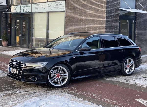 Black Audi A6 2016 in Marijampole, with an engine capacity of 2.97 L and mileage of 228 thousand km for 18999 €, photo 2 on AUTOMOTO.COM.LV