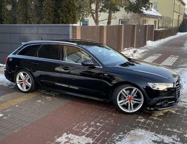 Black Audi A6 2016 in Marijampole, with an engine capacity of 2.97 L and mileage of 228 thousand km for 18999 €, photo 5 on AUTOMOTO.COM.LV