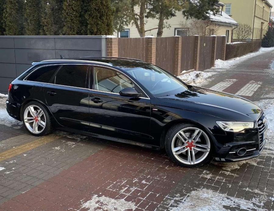 Black Audi A6 2016 in Marijampole, with an engine capacity of 2.97 L and mileage of 228 thousand km for 18999 €, photo 5 on AUTOMOTO.COM.LV