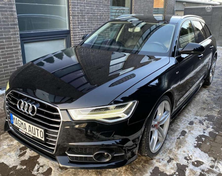 Black Audi A6 2016 in Marijampole, with an engine capacity of 2.97 L and mileage of 228 thousand km for 18999 €, photo 12 on AUTOMOTO.COM.LV
