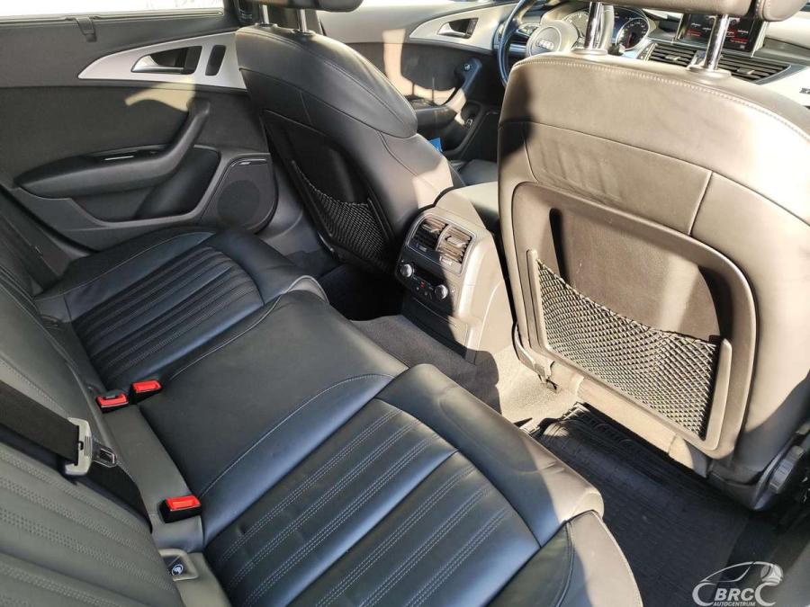 Black Audi A6 2016 in Klaipeda, with an engine capacity of 2.97 L and mileage of 116 thousand km for 14500 €, photo 14 on AUTOMOTO.COM.LV