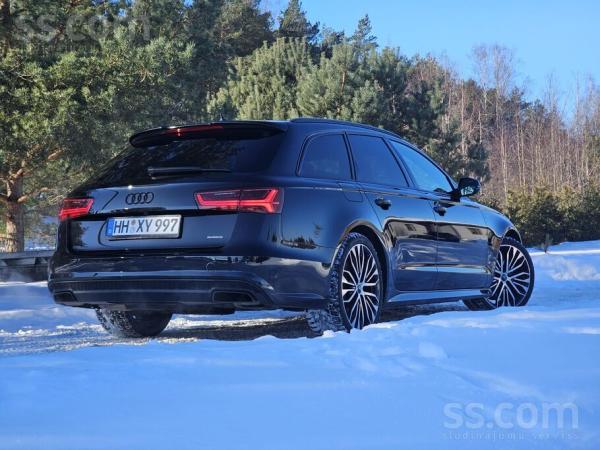 Black Audi A6 2016 in Riga, with an engine capacity of 3.00 L and mileage of 266 thousand km for 20777 €, photo 3 on AUTOMOTO.COM.LV