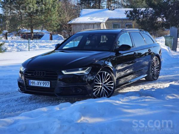 Black Audi A6 2016 in Riga, with an engine capacity of 3.00 L and mileage of 266 thousand km for 20777 €, photo 4 on AUTOMOTO.COM.LV