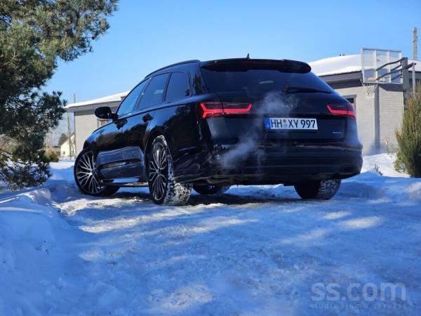 Black Audi A6 2016 in Riga, with an engine capacity of 3.00 L and mileage of 266 thousand km for 20777 €, photo 5 on AUTOMOTO.COM.LV