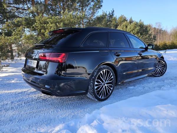 Black Audi A6 2016 in Riga, with an engine capacity of 3.00 L and mileage of 266 thousand km for 20777 €, photo 6 on AUTOMOTO.COM.LV