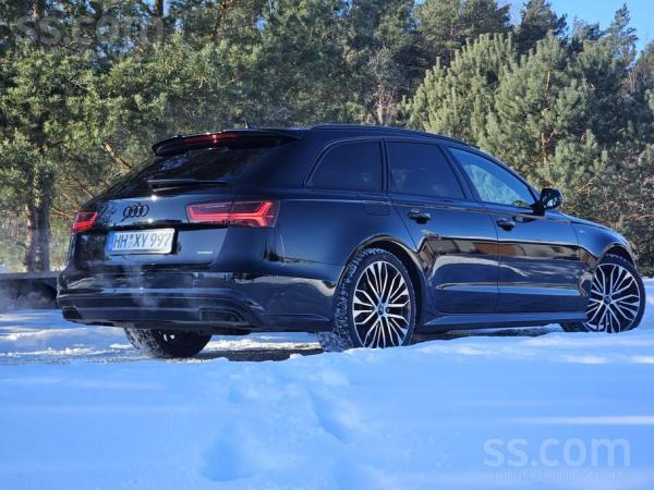 Black Audi A6 2016 in Riga, with an engine capacity of 3.00 L and mileage of 266 thousand km for 20777 €, photo 7 on AUTOMOTO.COM.LV