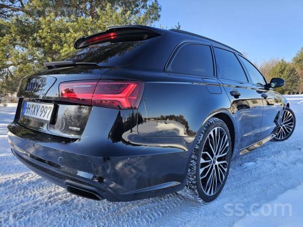 Black Audi A6 2016 in Riga, with an engine capacity of 3.00 L and mileage of 266 thousand km for 20777 €, photo 10 on AUTOMOTO.COM.LV