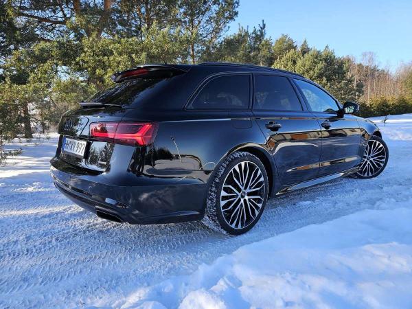 Black Audi A6 2016 in Jurmala, with an engine capacity of 2.97 L and mileage of 267 thousand km for 20777 €, photo 6 on AUTOMOTO.COM.LV