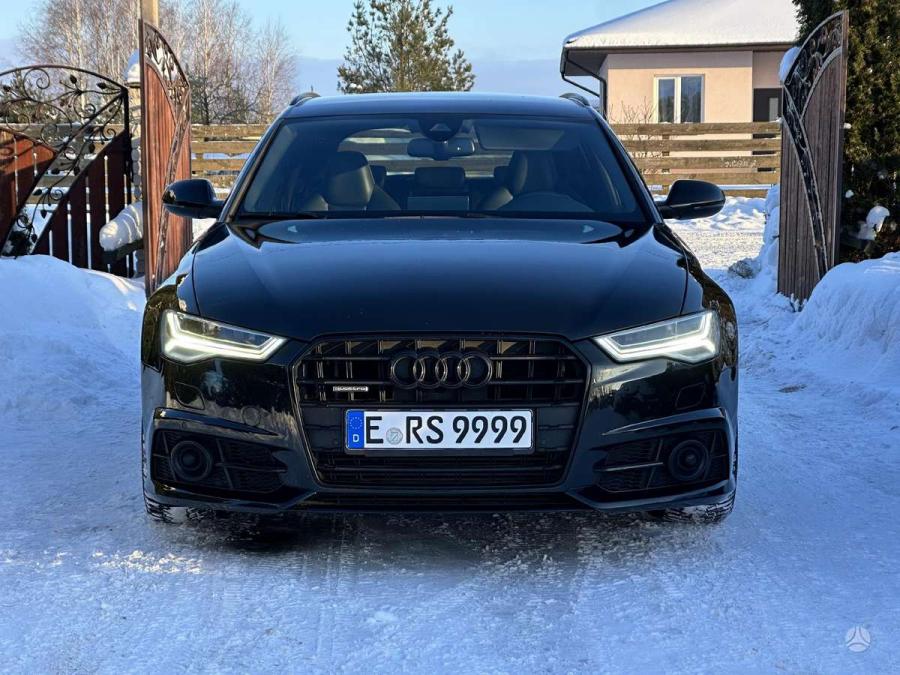 Melns Audi A6 2016 Viļņa, ar dzinēja tilpumu 2.97 L un nobraukumu 220 tūkst. km par 20950 €, foto 1 vietnē AUTOMOTO.COM.LV