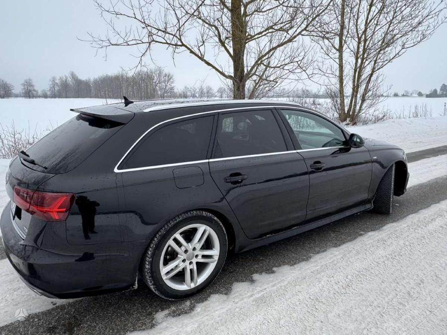 Black Audi A6 2016 in Panevezys, with an engine capacity of 1.97 L and mileage of 262 thousand km for 18000 €, photo 6 on AUTOMOTO.COM.LV