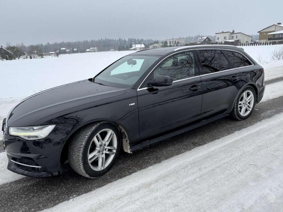 Black Audi A6 2016 in Panevezys, with an engine capacity of 1.97 L and mileage of 262 thousand km for 18000 €, photo 7 on AUTOMOTO.COM.LV