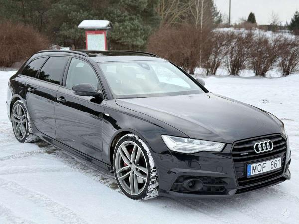 Black Audi A6 2016 in Vilnius, with an engine capacity of 3.00 L and mileage of 281 thousand km for 11900 €, photo 1 on AUTOMOTO.COM.LV