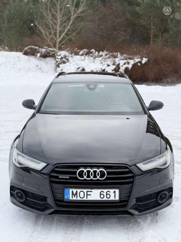 Black Audi A6 2016 in Vilnius, with an engine capacity of 3.00 L and mileage of 281 thousand km for 11900 €, photo 3 on AUTOMOTO.COM.LV