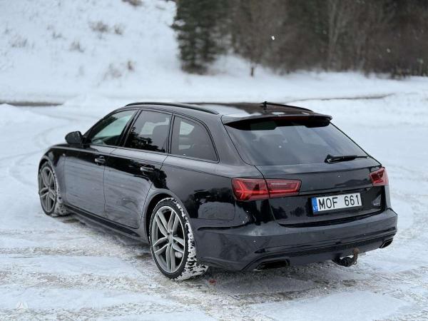 Black Audi A6 2016 in Vilnius, with an engine capacity of 3.00 L and mileage of 281 thousand km for 11900 €, photo 7 on AUTOMOTO.COM.LV