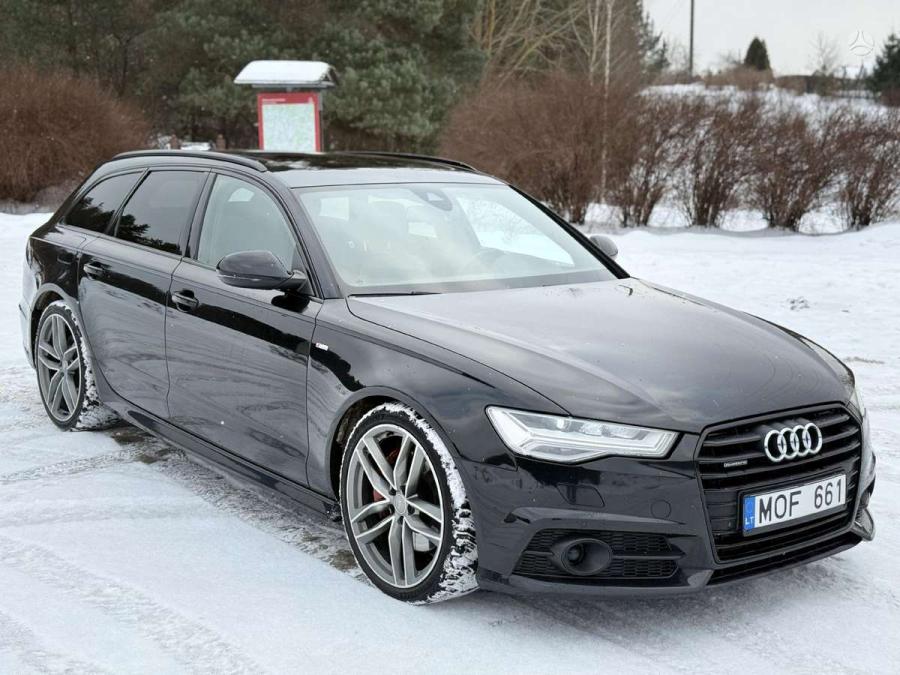 Black Audi A6 2016 in Vilnius, with an engine capacity of 3.00 L and mileage of 298 thousand km for 14500 €, photo 2 on AUTOMOTO.COM.LV