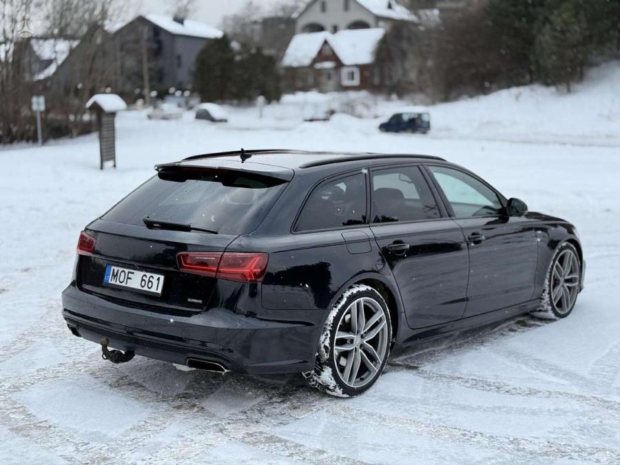 Black Audi A6 2016 in Vilnius, with an engine capacity of 3.00 L and mileage of 298 thousand km for 14500 €, photo 5 on AUTOMOTO.COM.LV