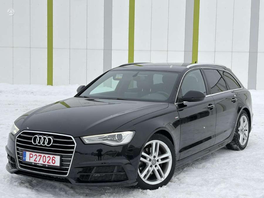 Black Audi A6 2016 in Raseiniai, with an engine capacity of 1.97 L and mileage of 320 thousand km for 13850 €, photo 1 on AUTOMOTO.COM.LV