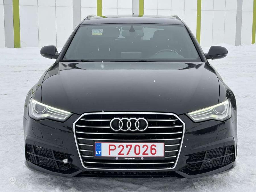 Black Audi A6 2016 in Raseiniai, with an engine capacity of 1.97 L and mileage of 320 thousand km for 13850 €, photo 6 on AUTOMOTO.COM.LV