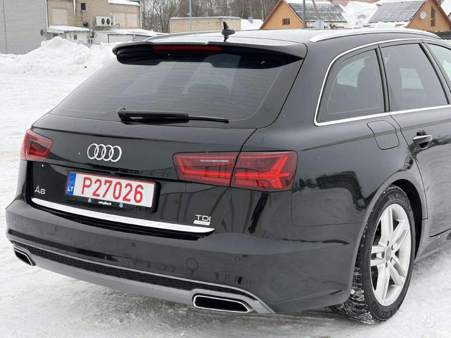 Black Audi A6 2016 in Raseiniai, with an engine capacity of 1.97 L and mileage of 320 thousand km for 13850 €, photo 11 on AUTOMOTO.COM.LV