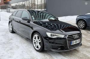 Melns Audi A6 2016 Viļņa, ar dzinēja tilpumu 1.97 L un nobraukumu 253 tūkst. km par 13150 €, foto  vietnē AUTOMOTO.COM.LV