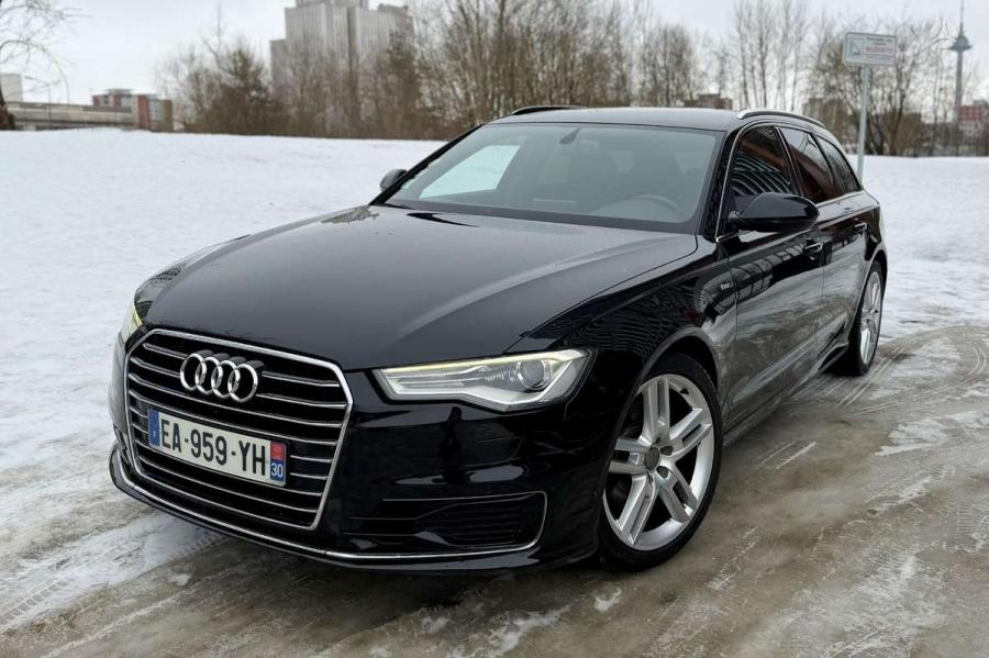 Black Audi A6 2016 in Vilnius, with an engine capacity of 1.97 L and mileage of 253 thousand km for 13150 €, photo 5 on AUTOMOTO.COM.LV