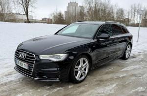 Black Audi A6 2016 in Vilnius, with an engine capacity of 1.97 L and mileage of 253 thousand km for 13150 €, photo 7 on AUTOMOTO.COM.LV