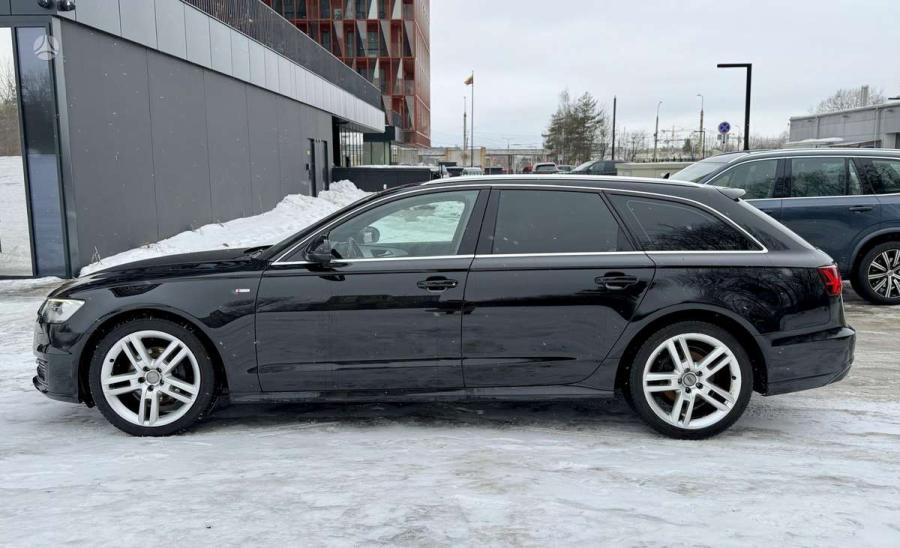 Black Audi A6 2016 in Vilnius, with an engine capacity of 1.97 L and mileage of 253 thousand km for 13150 €, photo 16 on AUTOMOTO.COM.LV